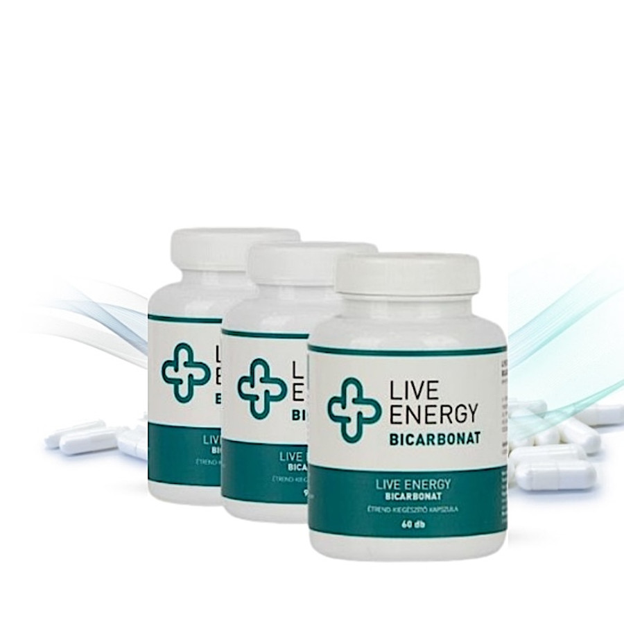 Live Energy Bicarbonat Kapszula: Támogasd Egészségedet Minden Nap